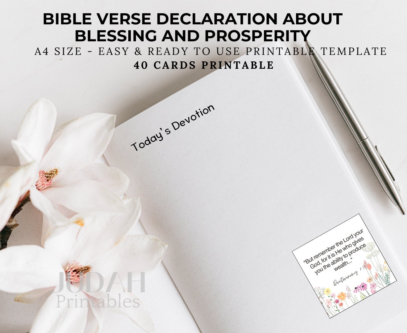 Bible Verse About Blessings and Prosperity Printable Scripture, Bible ...