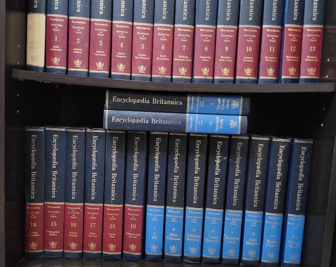 15th Edition Encyclopedia Britannica Complete 32 Volume Set With Extras, 42 Total Books, 1985 - Etsy