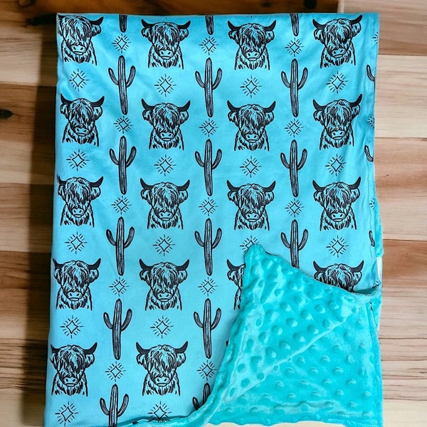 Turquoise Cow Print - Etsy