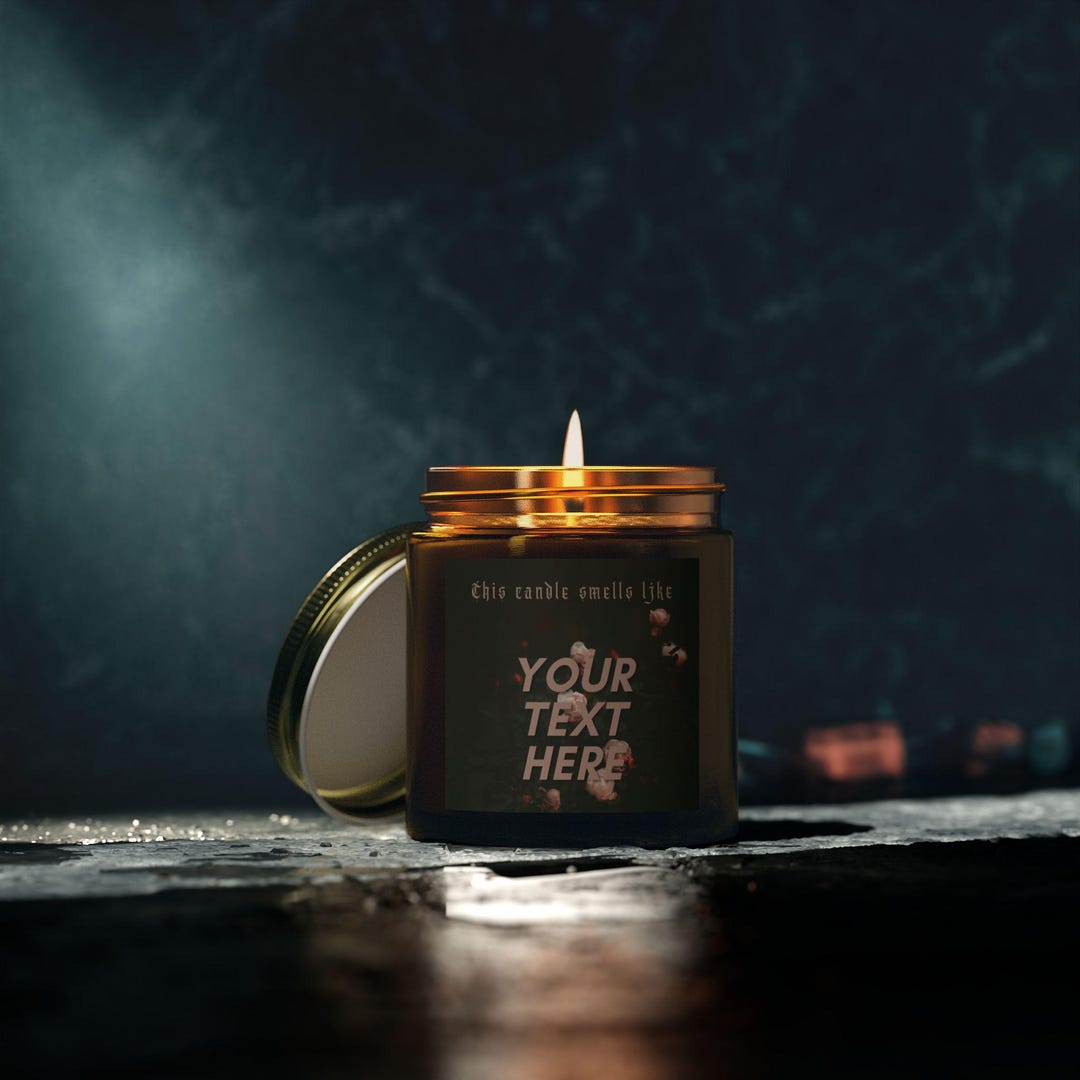 Scented Candle, Dark Academia Style Decor, Book Lover Gift ...