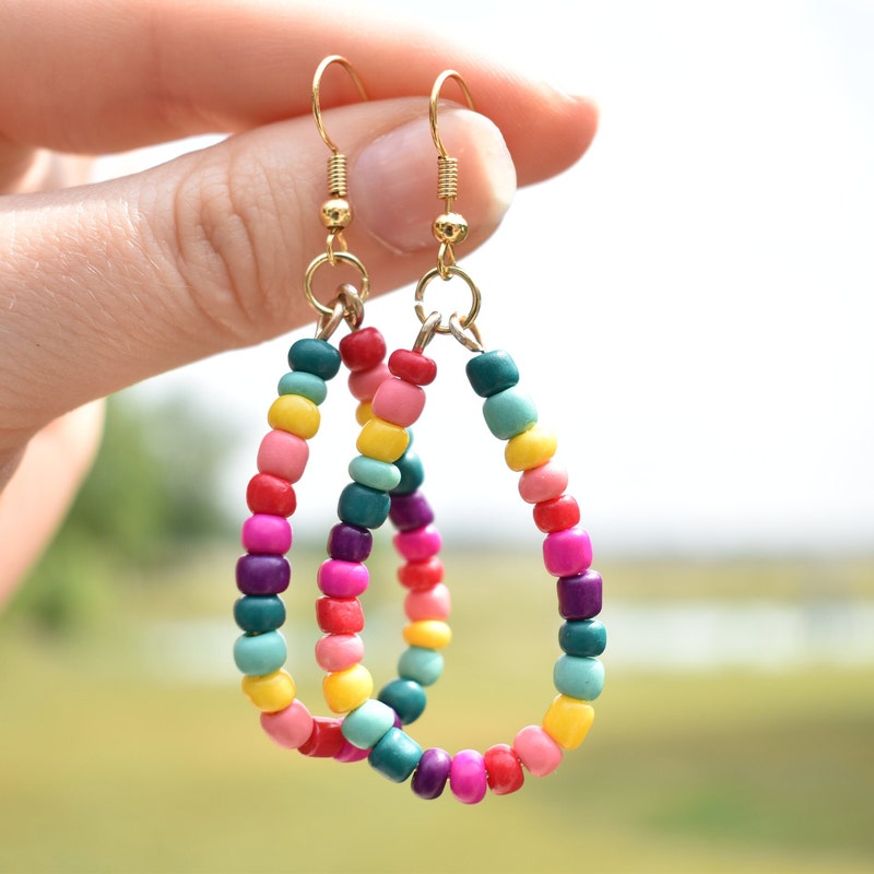 Colorful Earrings - Etsy