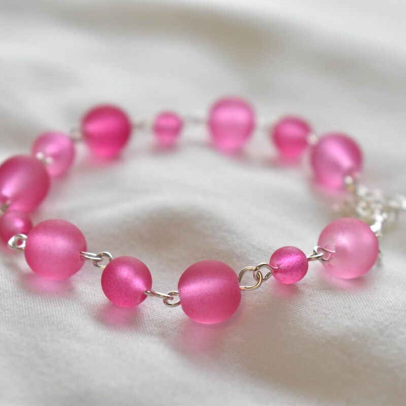 Pink Bracelet - Etsy