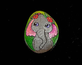 Baby Shower Painted Rock - Etsy