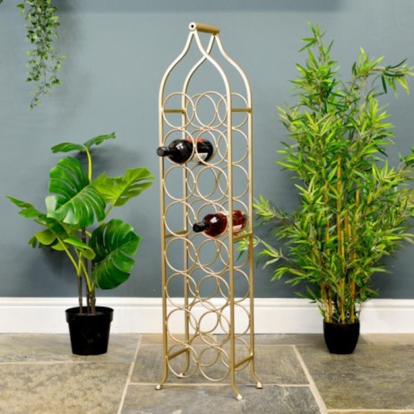 Gold Wine Rack - Etsy UK
