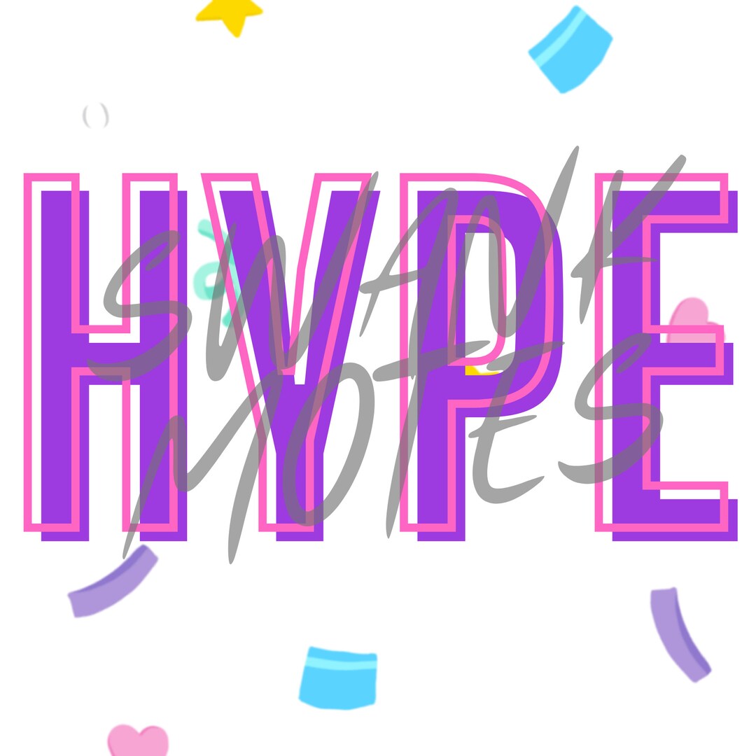 HYPE Animated Emote - Etsy