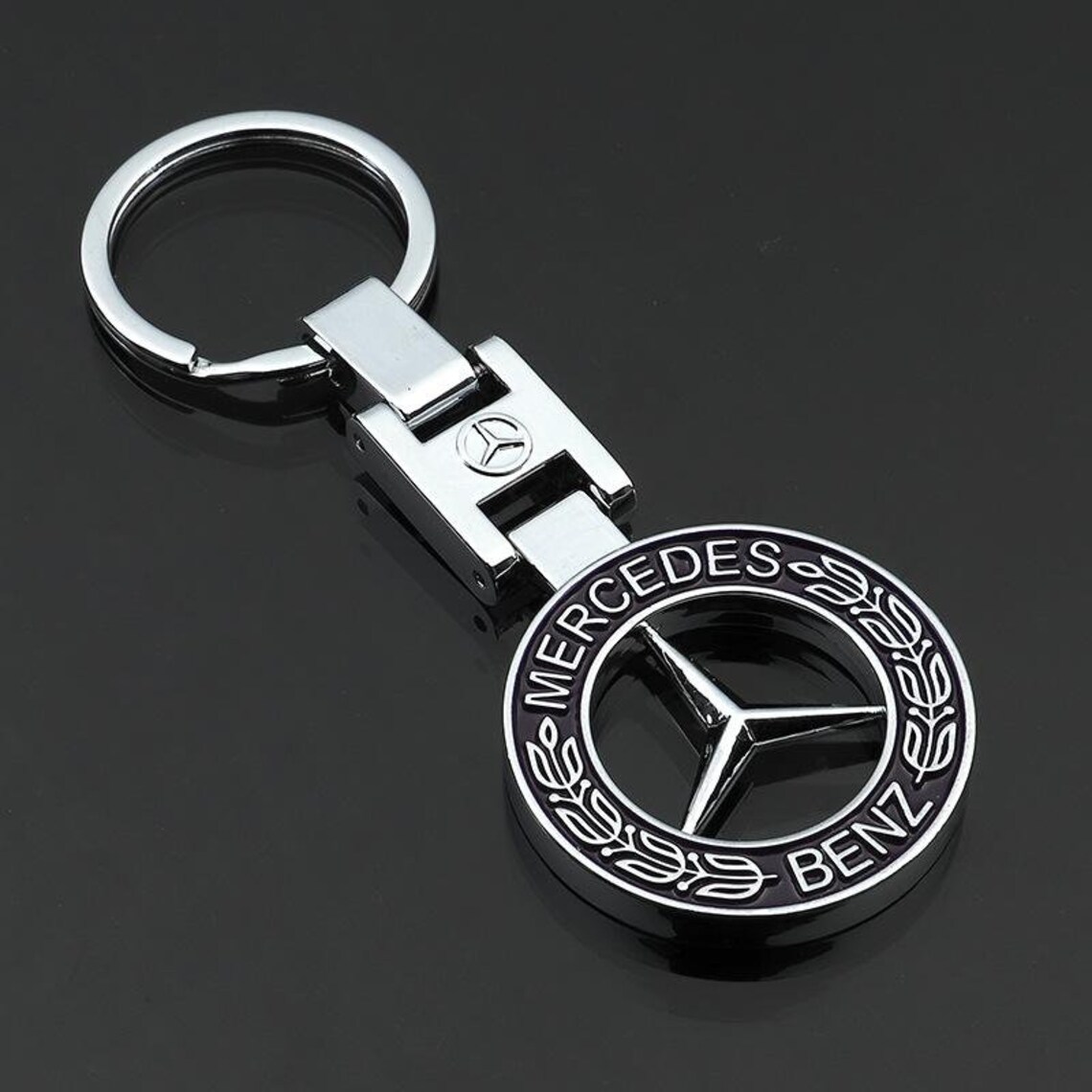 1 Pcs 3D Double Sided High Quality Metal Car Logo Keychain Keyring for ...