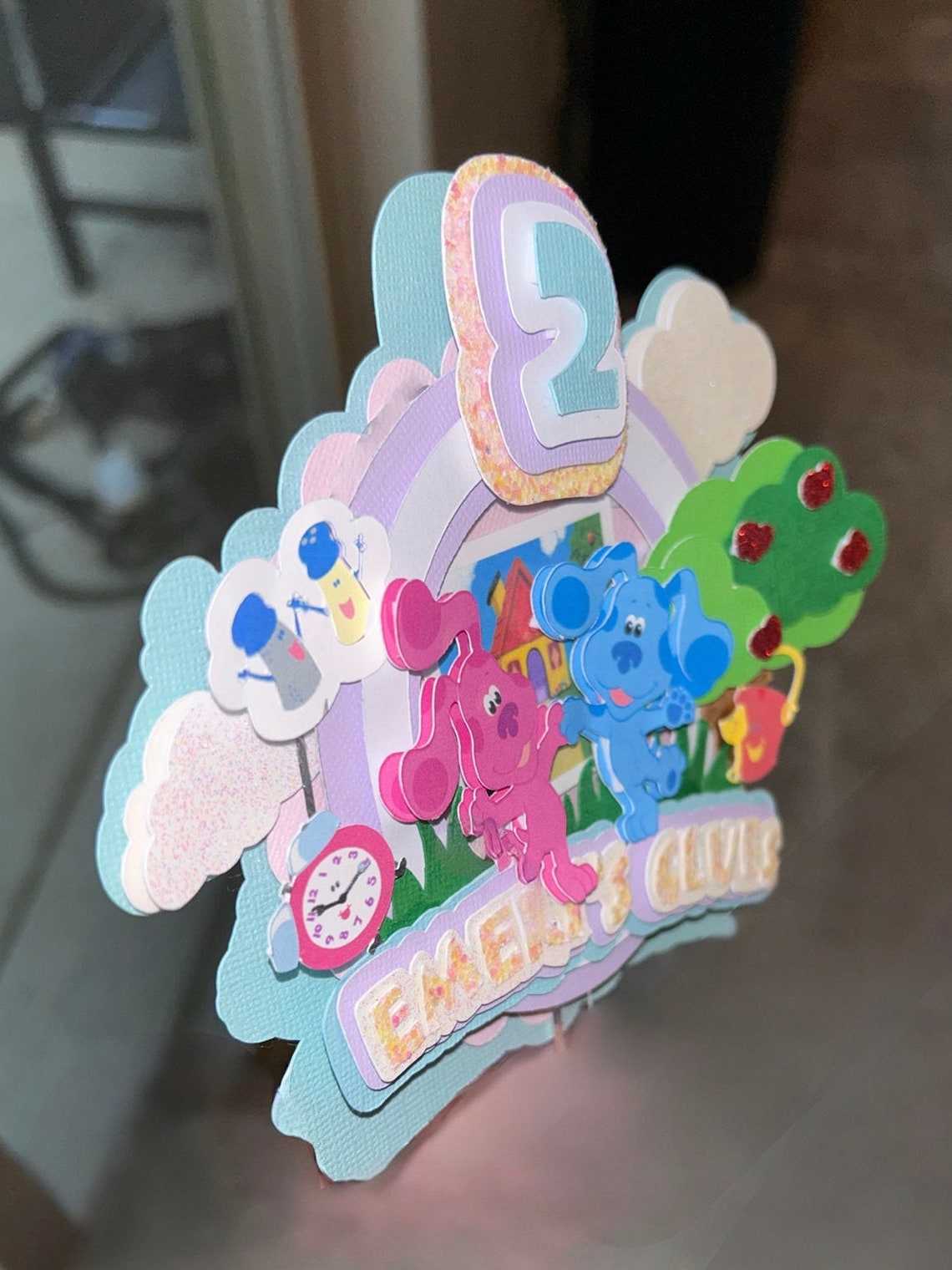 Blues Clues Cake Toper, Pink and Blue, Girls - Etsy Canada