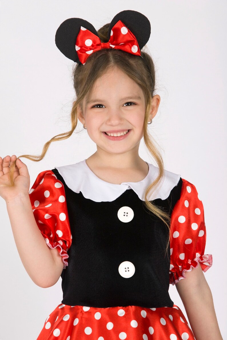 Minnie Mouse Costume for Girls, Baby Minnie Mouse Costume, Polka Dot ...