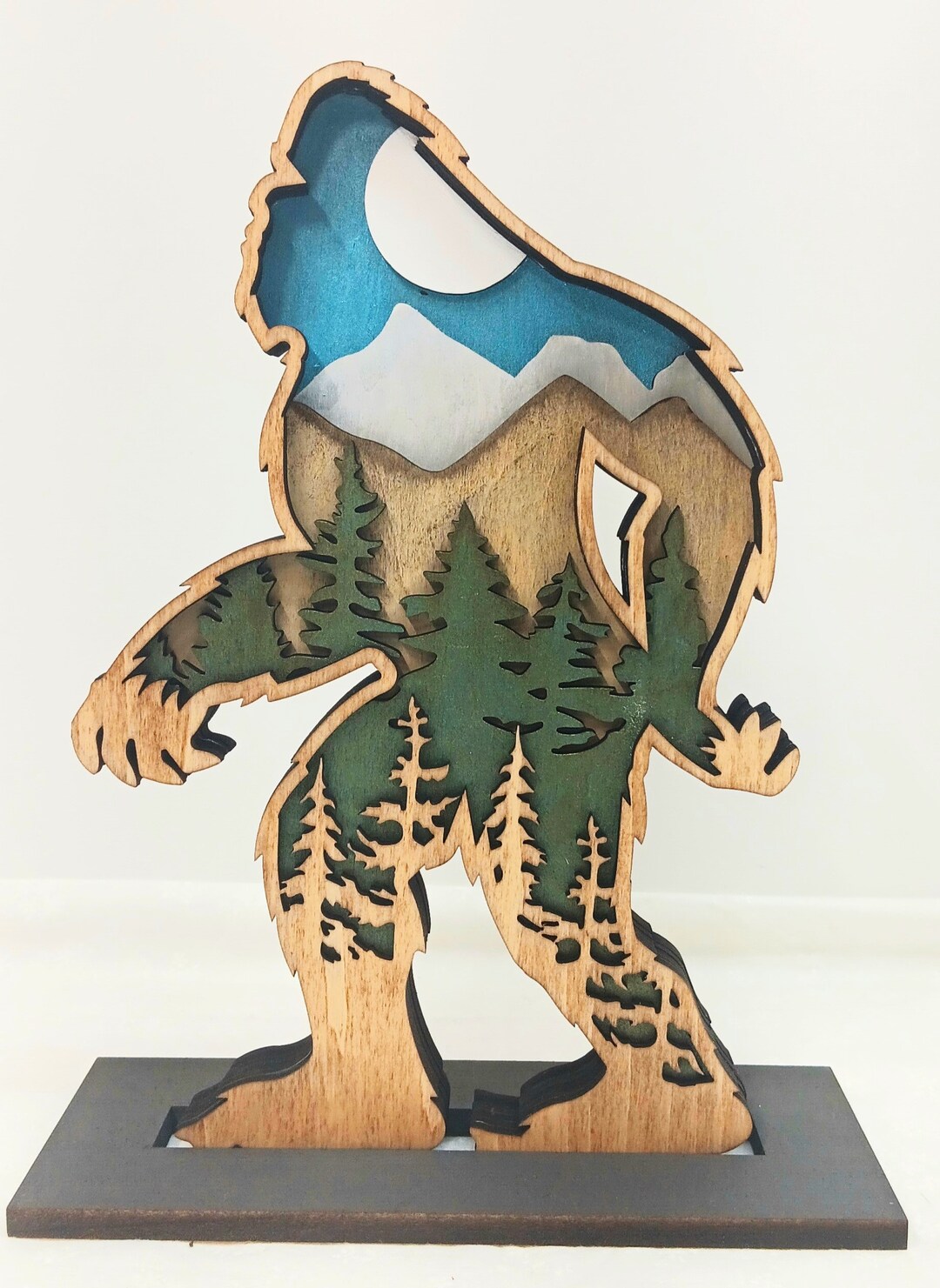 Bigfoot Decor -bigfoot Shelf Sitter - Sasquatch - Best Bigfoot Gift ...