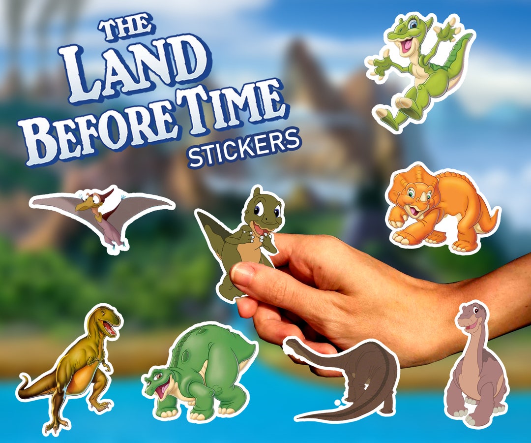 The Land Before Time 9 Sticker Pack Individual Stickers Available High ...