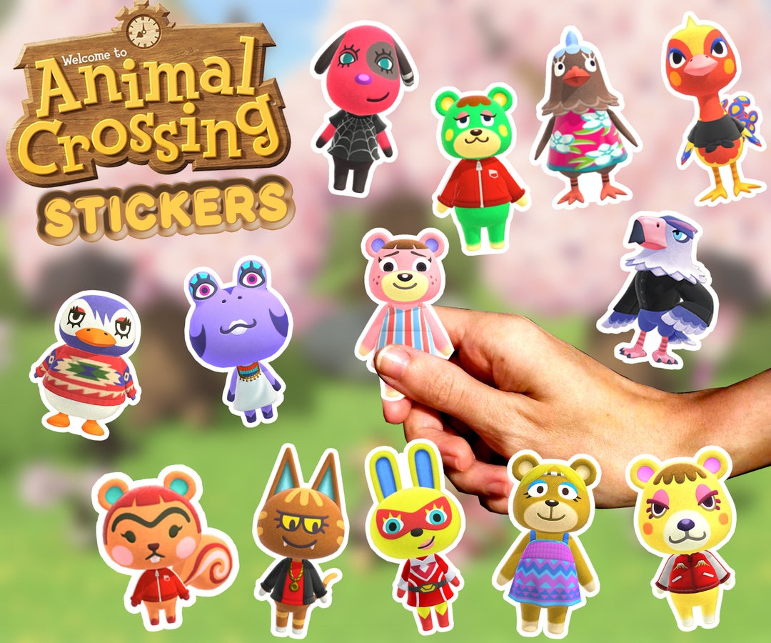 Animal Crossing Sisterly Villagers 13 Sticker Pack Individual Stickers ...