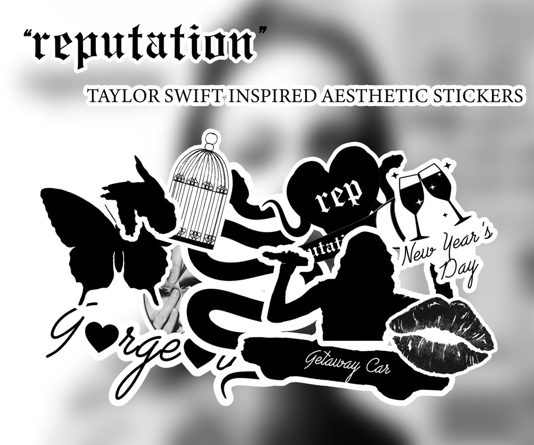 30 Pack Album reputation Inspired Aesthetic Vinyl Stickers 1.5 Inches ...
