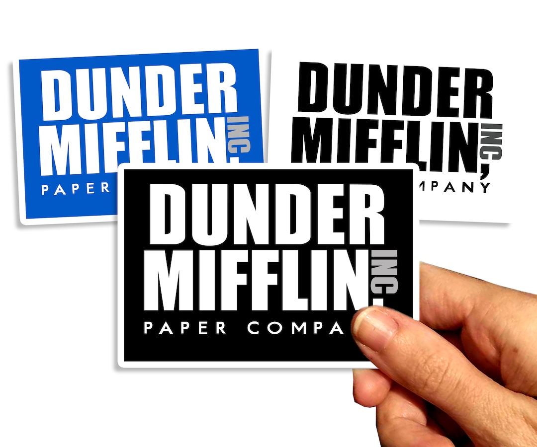 Dunder Mifflin Inc Logo Stickers the Office TV Show Various Sizes ...