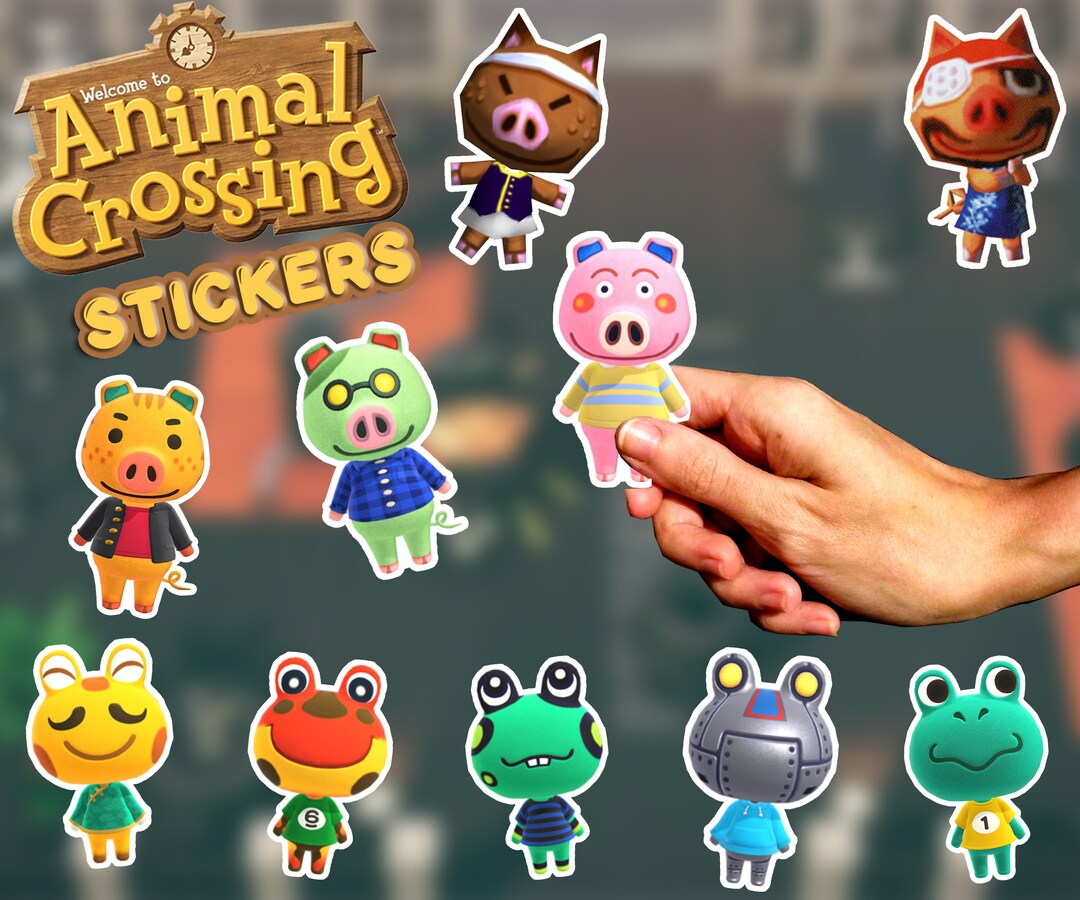 Animal Crossing Jock Villagers 10 Sticker Pack Individual - Etsy