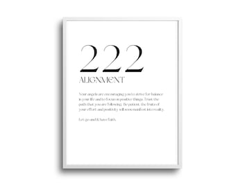 Alignment 222 Poster - Etsy