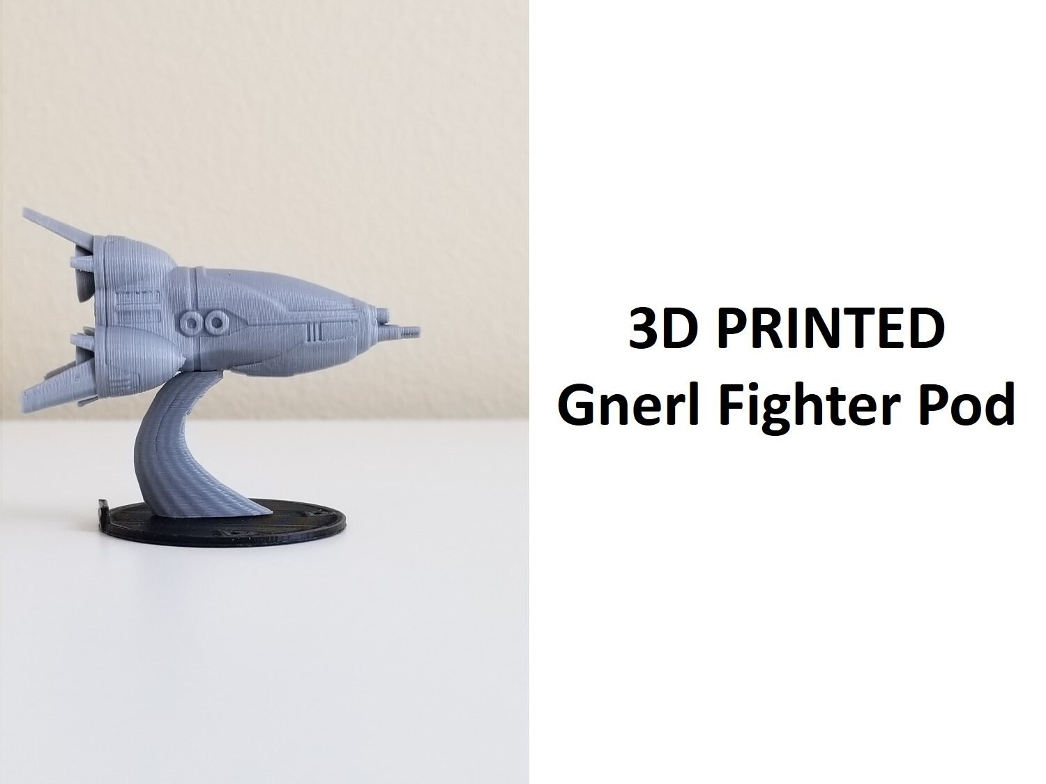 3D Printed Gnerl Fighter Pod Robotech RPG Tactics Zentraedi Macross - Etsy