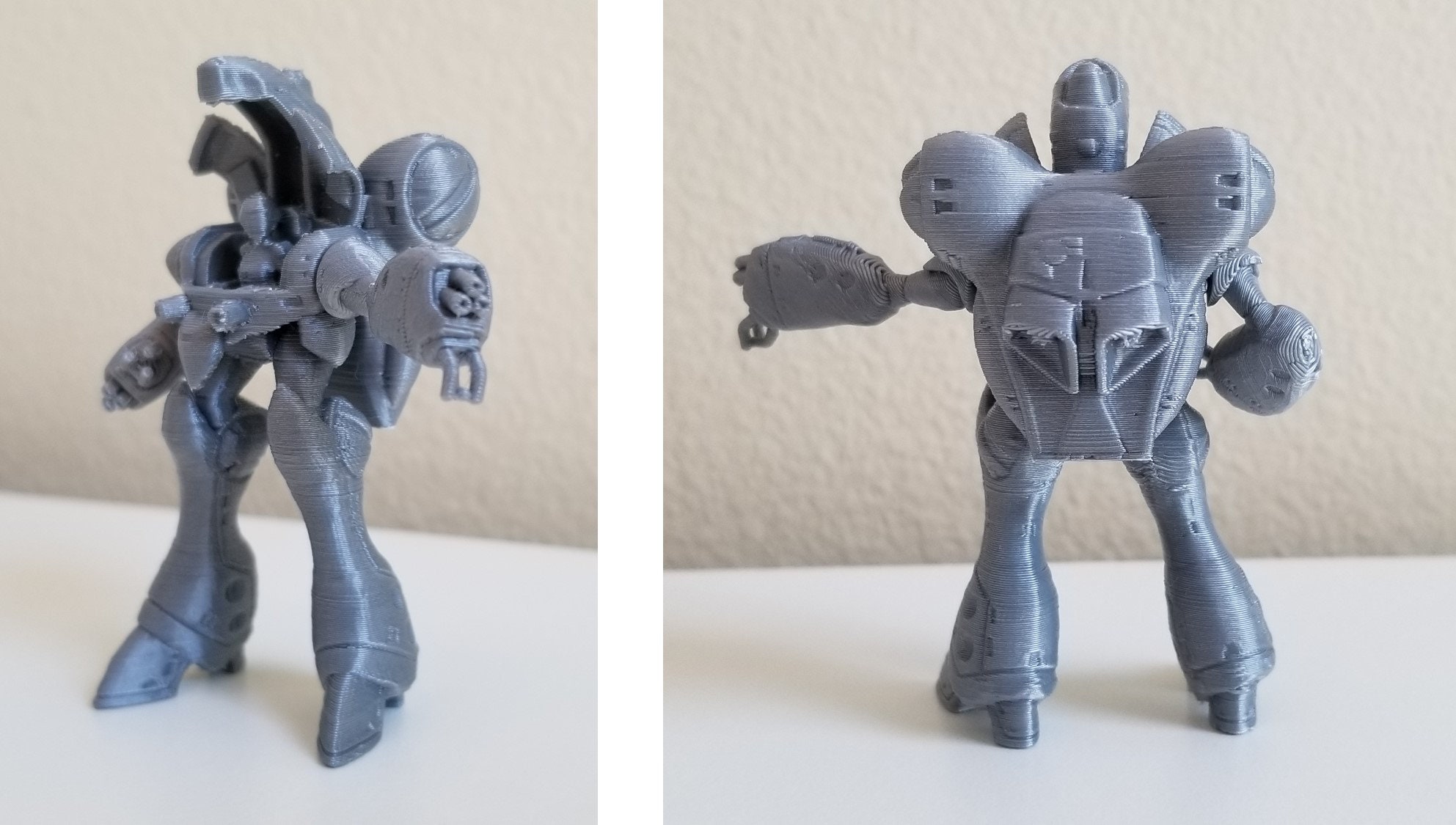 3D Printed Robotech RPG Tactics Female Power Armor Open Cockpit ...
