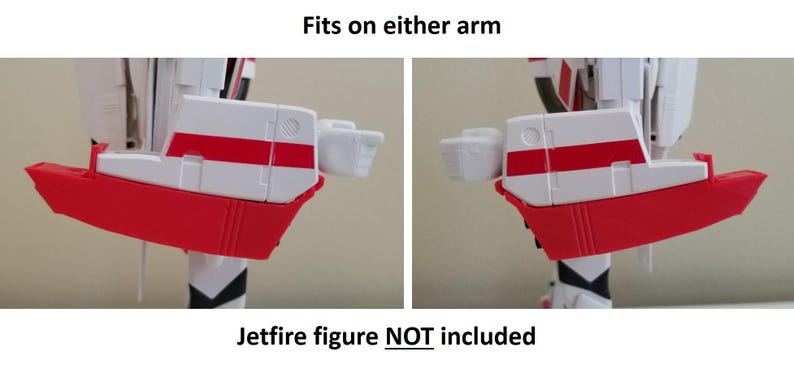 3D Printed Transformers G1 Jetfire Arm Guard Armor Custom Macross ...