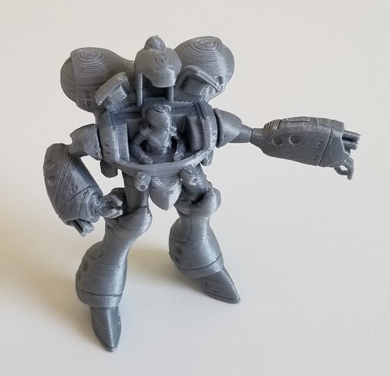 3D Printed Robotech RPG Tactics Female Power Armor Open Cockpit ...