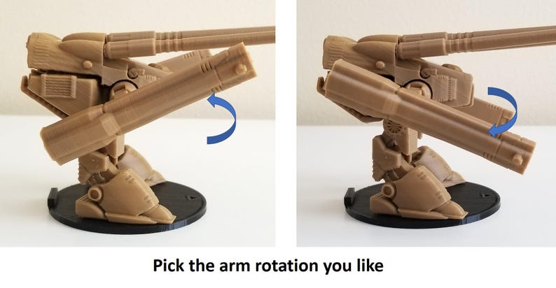 3D Printed Robotech RPG Tactics Destroid Monster MACII Macross - Etsy