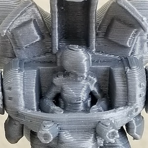 3D Printed Robotech RPG Tactics Female Power Armor Open Cockpit ...