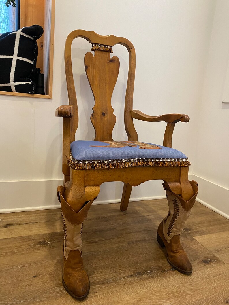 Cowboy Upholstered Chairs - Etsy