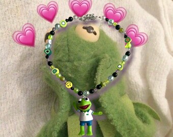 Kermit Necklace - Etsy
