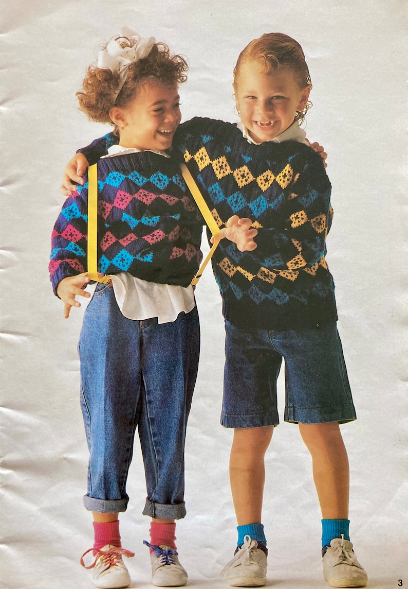 PATONS 837 - Children's Knitting Patterns - Children's Cardigan ...