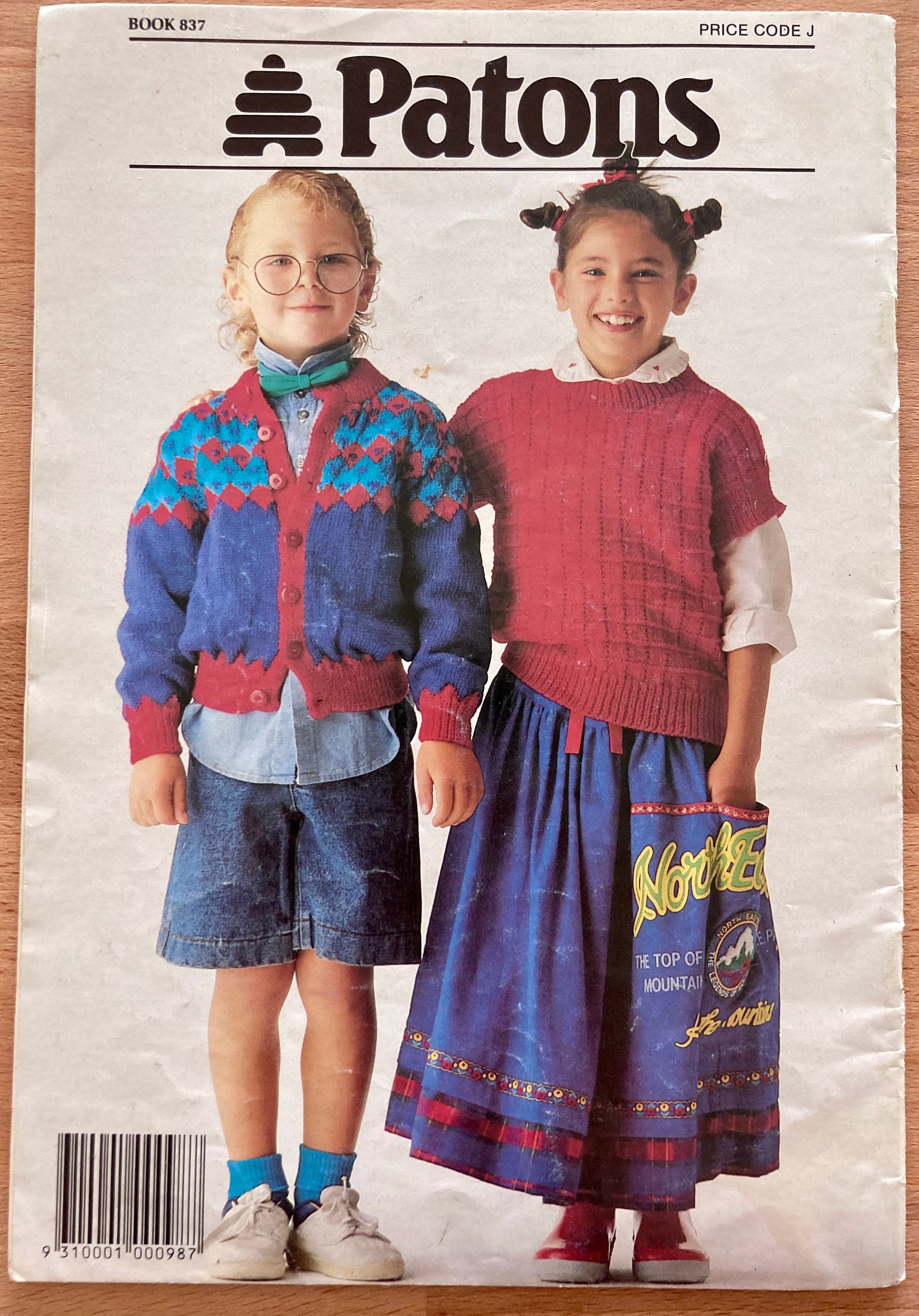 PATONS 837 - Children's Knitting Patterns - Children's Cardigan ...