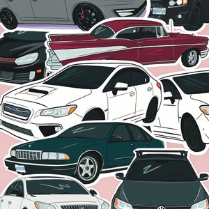 Custom Car Stickers | Your Car Into a Drawing, Into a Sticker, Car ...