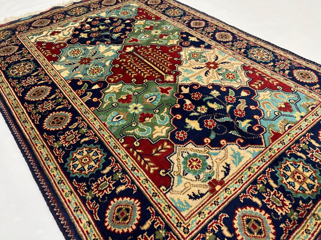 Soft 3x4 Ft Tribal Afghan Khall Mohammadi Rug - Hand Knotted Veg Dyes ...