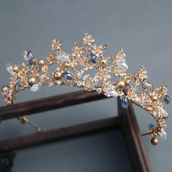 Beaded Tiara - Etsy