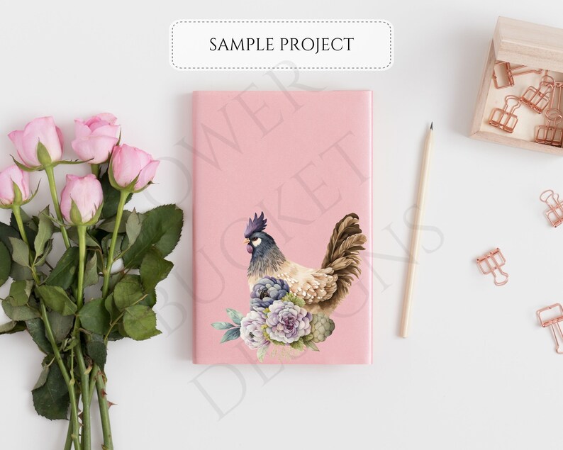 Watercolor Clipart, Country Chickens, Pngs, Animals, Commercial Use ...