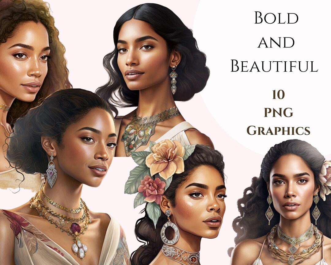 Fashion Women Graphics, Diva Girls, Boss Babe Clipart, Commercial Use ...