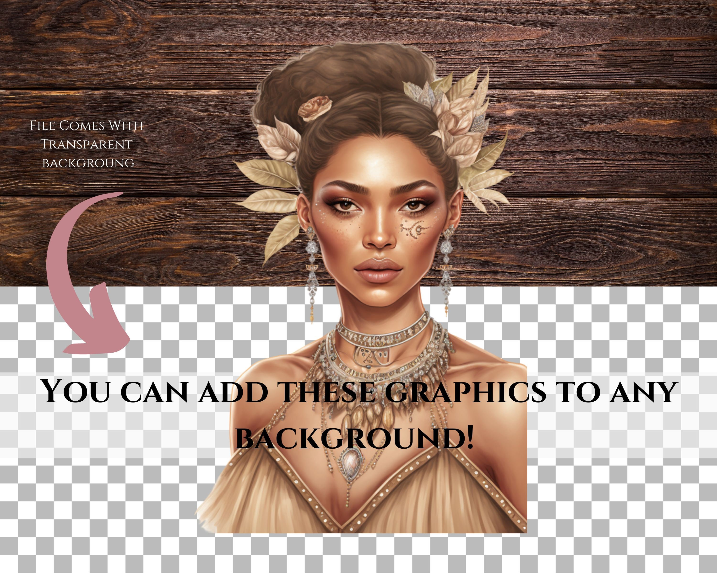 Women Clipart, Latin Women, Pngs, Fashion Woman, Commercial Use Clipart ...