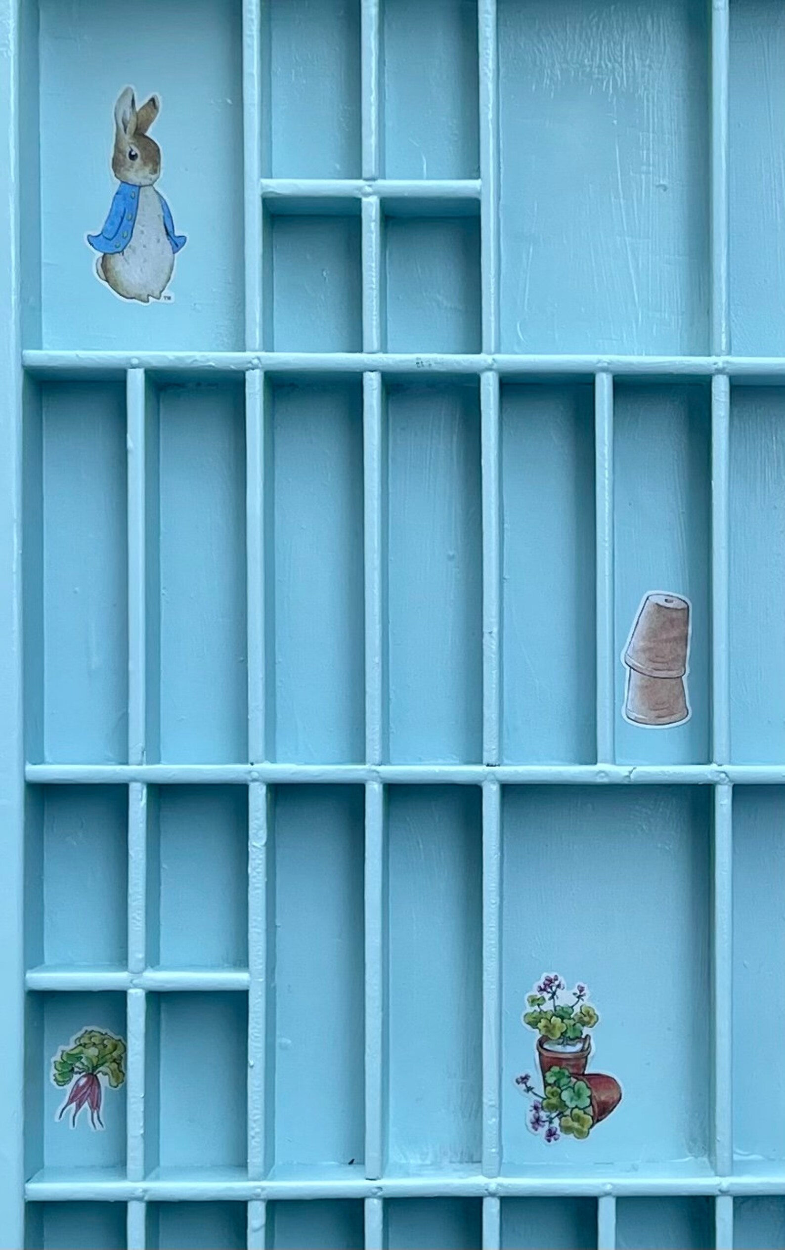 Vintage Printer Tray Desk Seer Upcycled Peter Rabbits T - Etsy