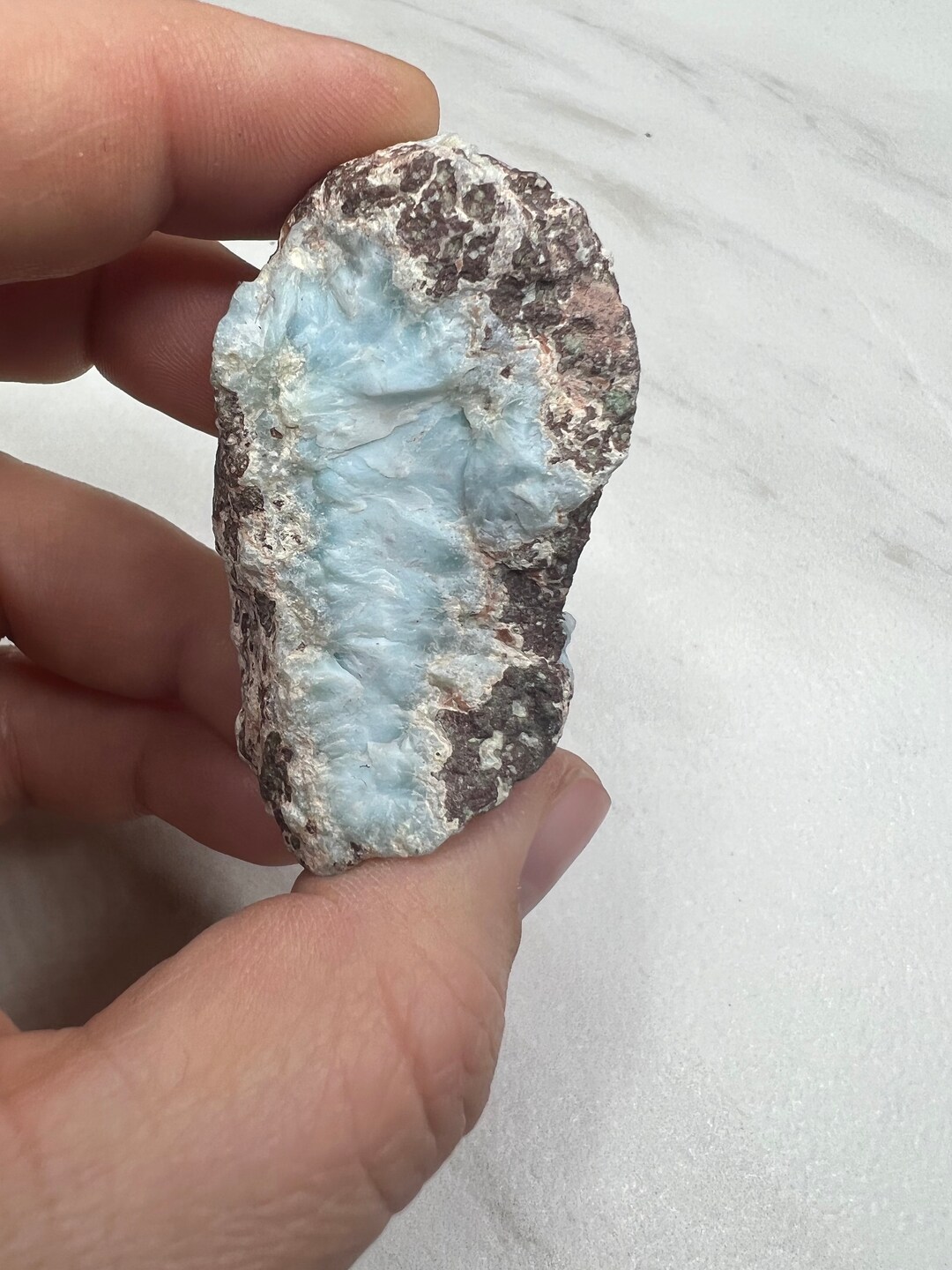 Raw Larimar Specimen / Authentic Rough Larimar - Etsy