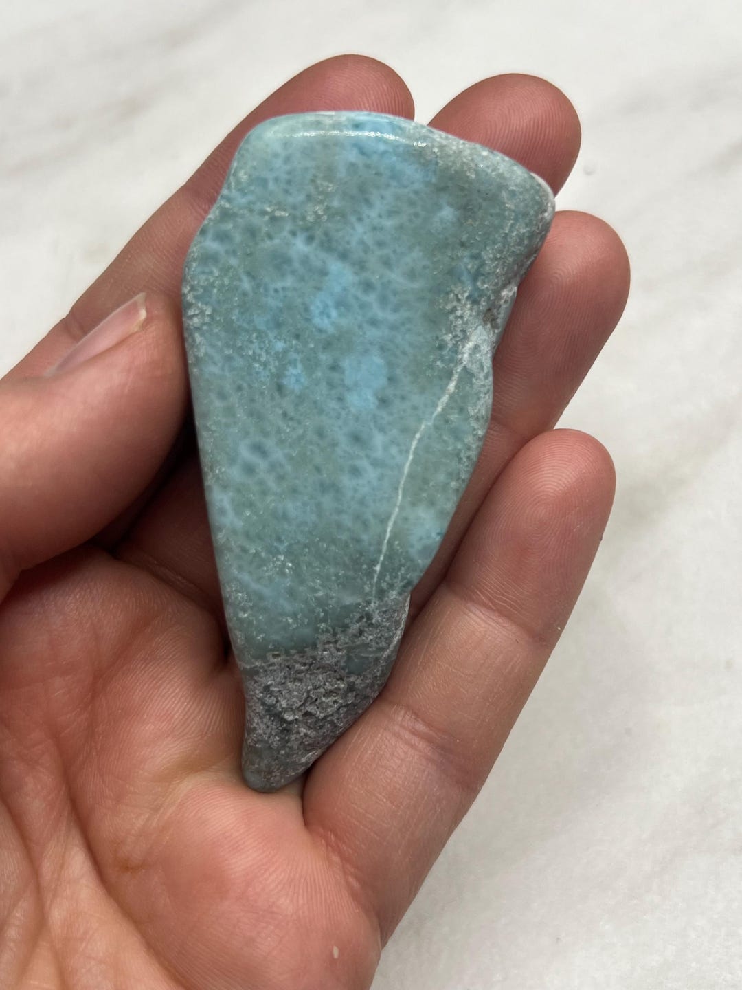 Authentic Larimar Polished Slab / Larimar Slab - Etsy