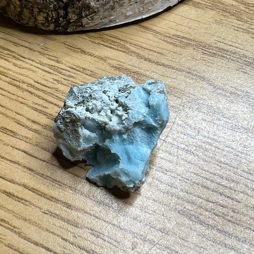 Genuine Blue Larimar Raw Stone Material Natural Dominican - Etsy