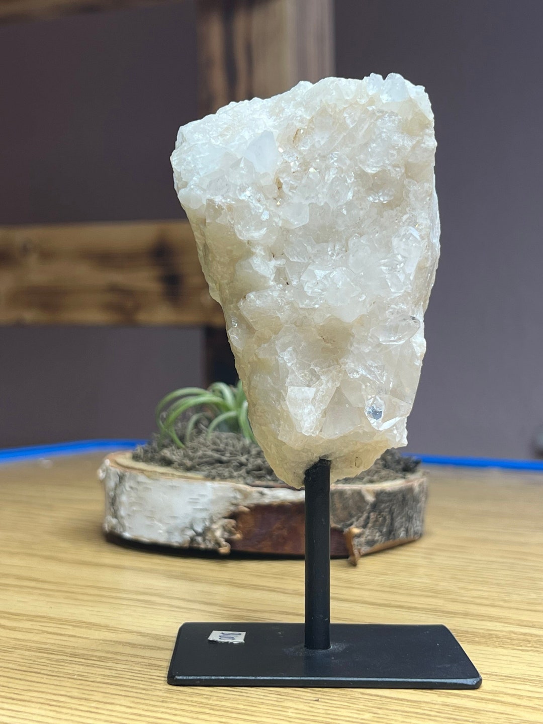 Quartz on a Metal Display Stand - Etsy