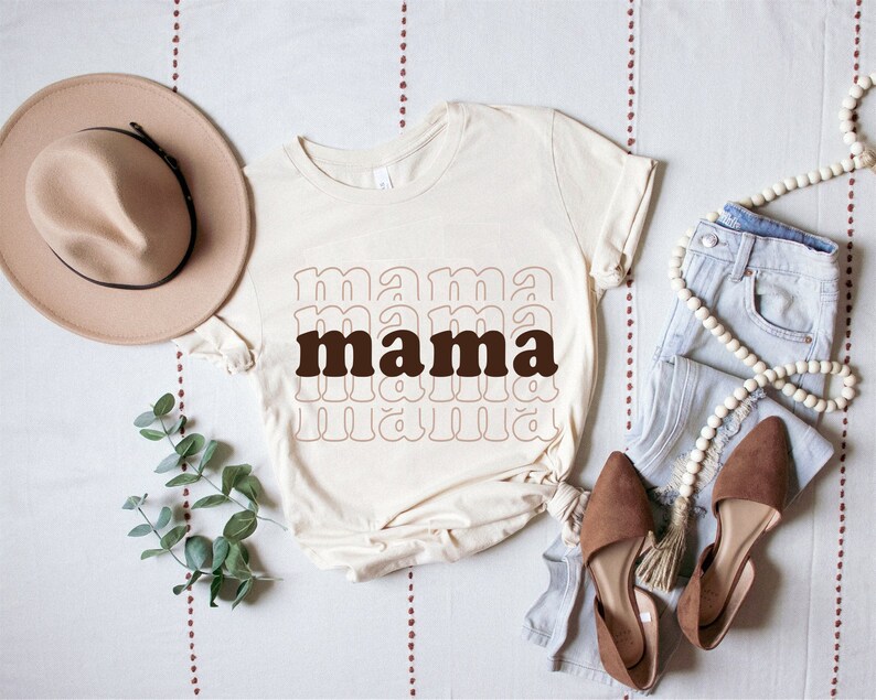 Stacked Mama Svg Retro Mom Life Svg Vector Cut File Cricut
