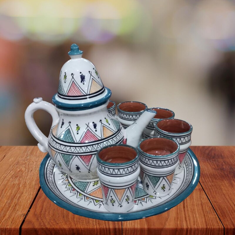 Moroccan Tea Set - Etsy