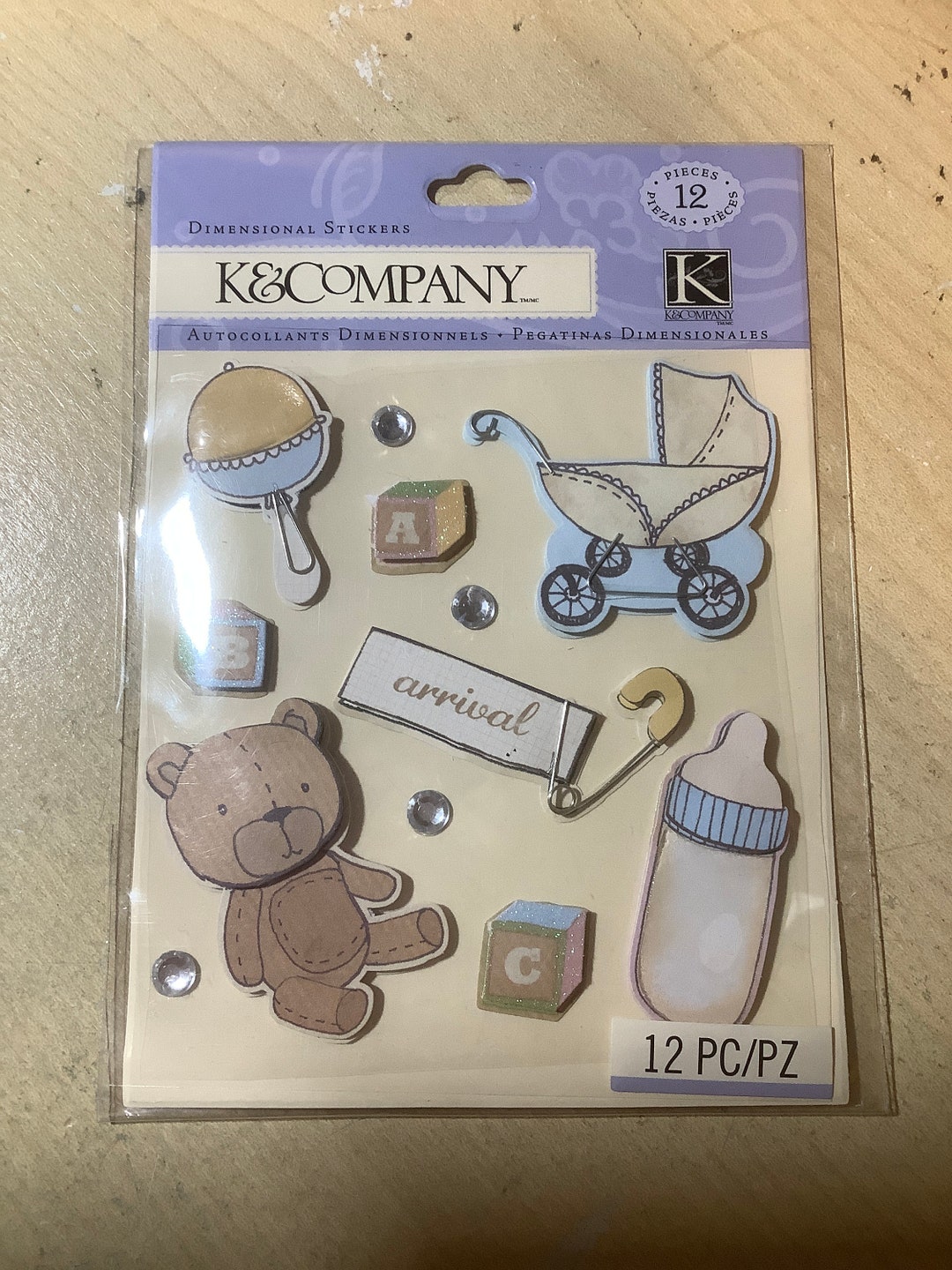K & Company/co Dimensional Stickers CLASSIC BABY - Etsy
