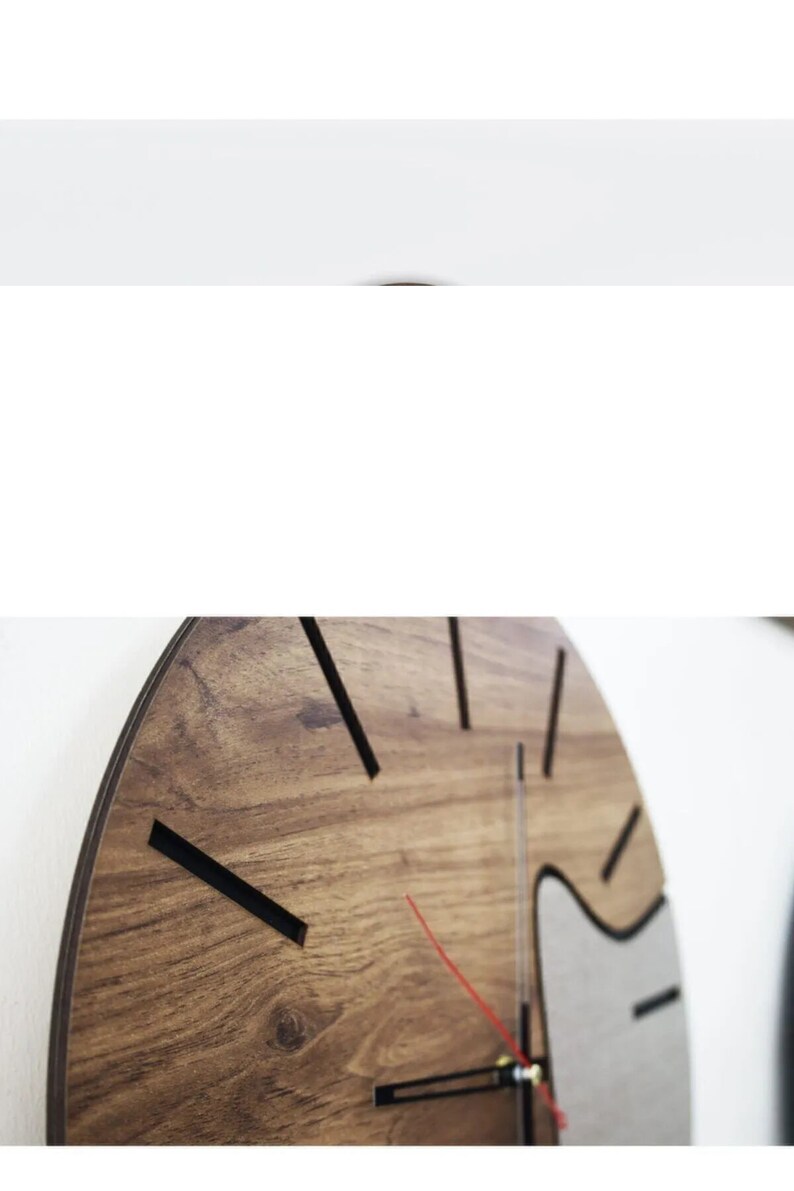 VERADİZAYN Wooden Decorative Wall Clock Handmade Custom - Etsy