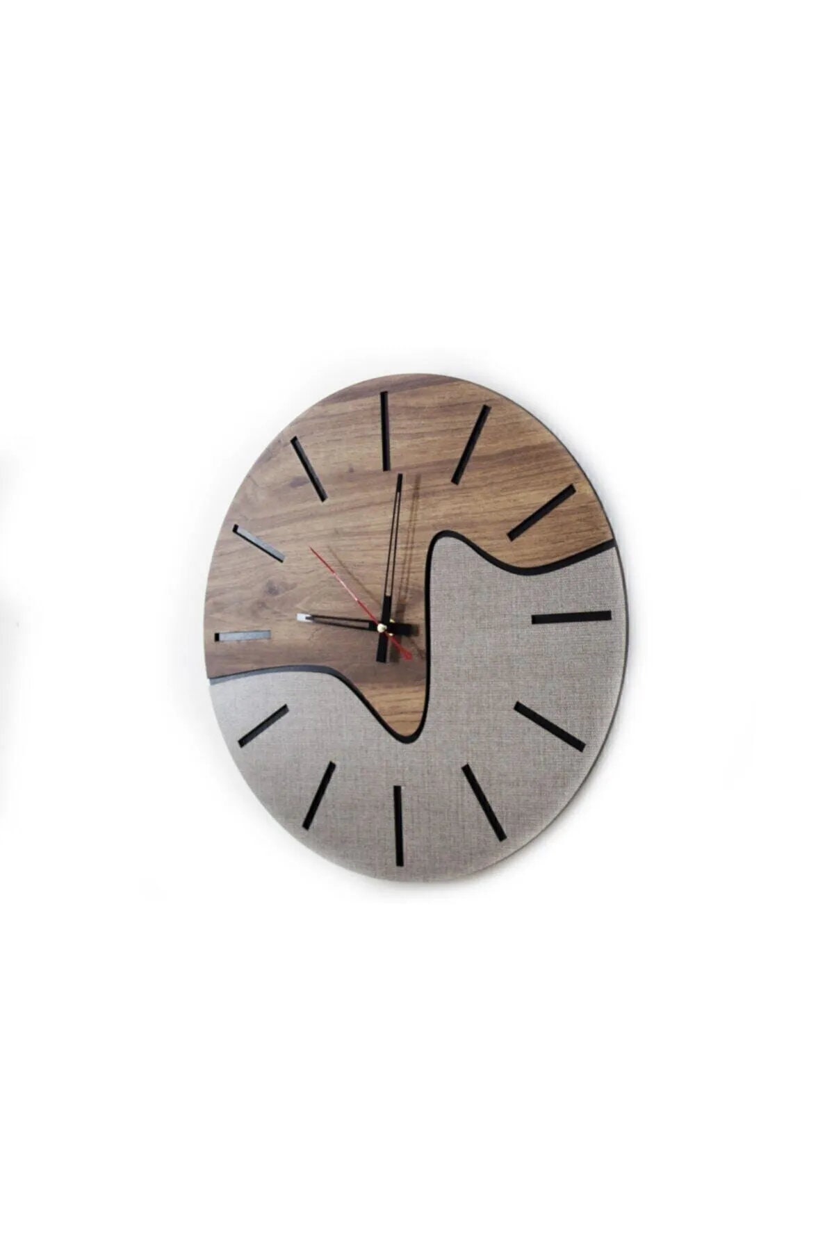 VERADİZAYN Wooden Decorative Wall Clock Handmade Custom - Etsy