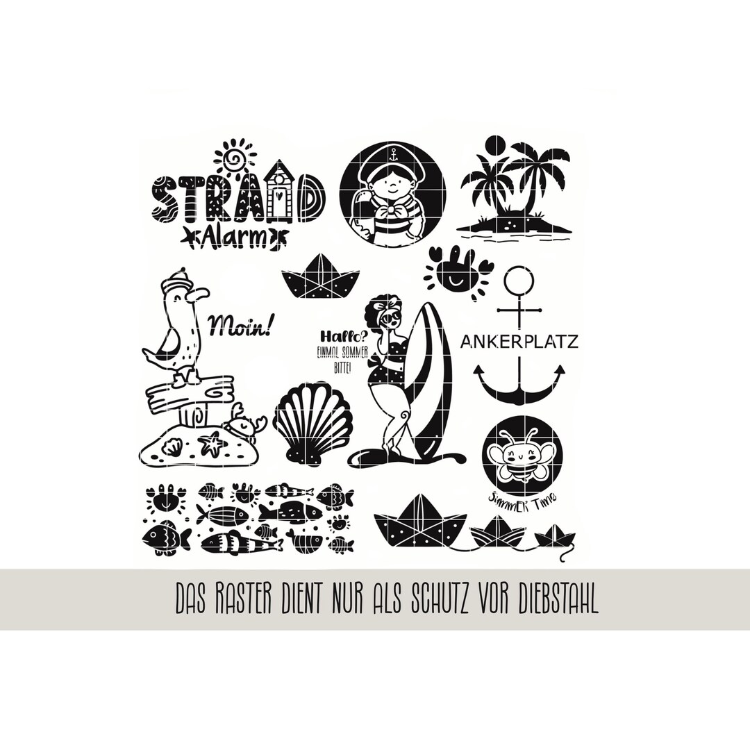 Sommer SVG, Sommer Plotterdatei,sommer Plotterdatei, Sonne, Strand, Meer, Sublimation, Gravieren ...