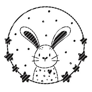Hasen Svg, Hase mit Herz, Plotterdatei, Schneidedatei, Sublimation, plotten, Ostern, Süßer Hase ...