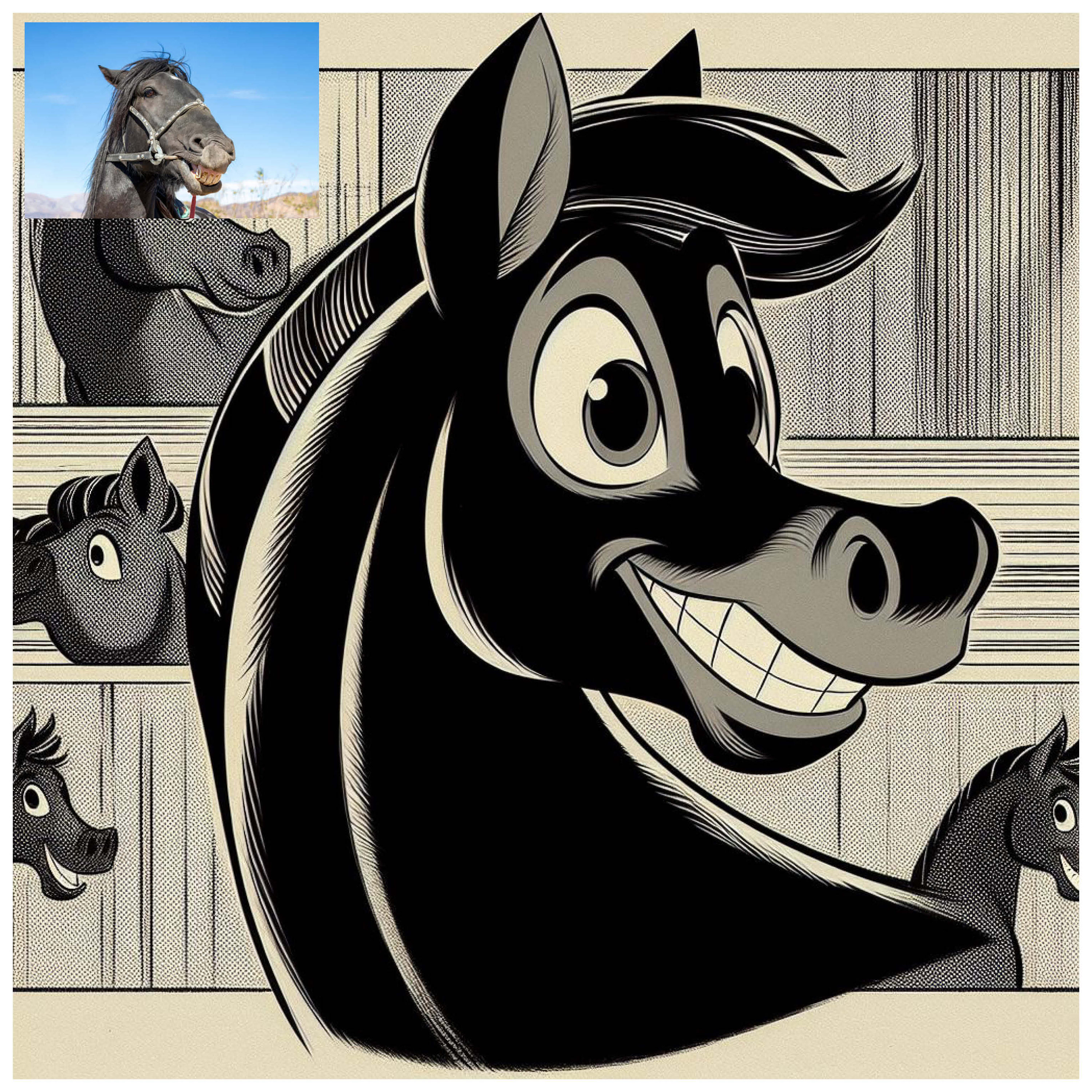 1920s Pet Caricatures Vintage Style Pet Portraits Max - Etsy