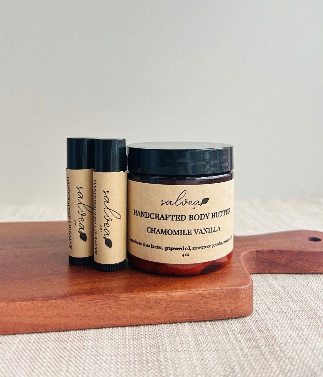 The Go-two Bundle: 2pk Lip Salve, 4oz Whipped Body Butter / Spa Set ...