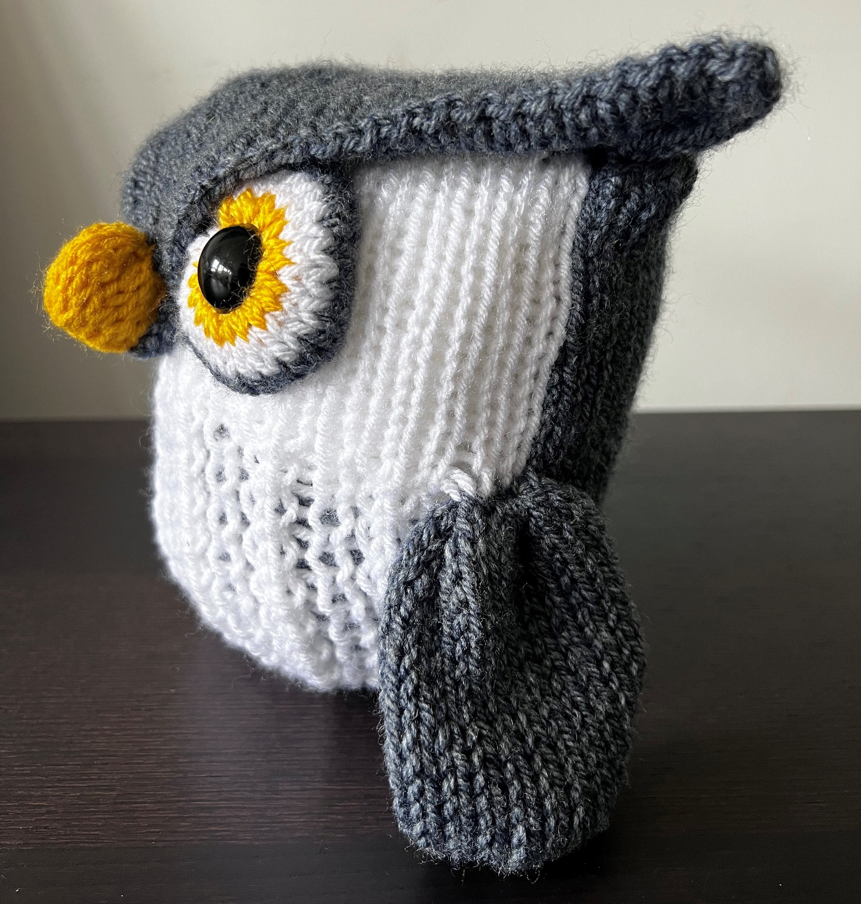 Oswald the Owl Circular Knitting Machine PDF PATTERN - Etsy